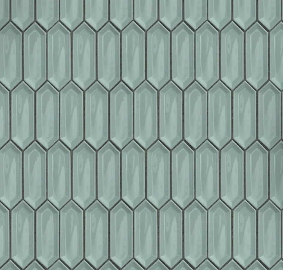 JADE IVY PICKET PORCELAIN MOSAIC TILE – tilemosaicdirect.com
